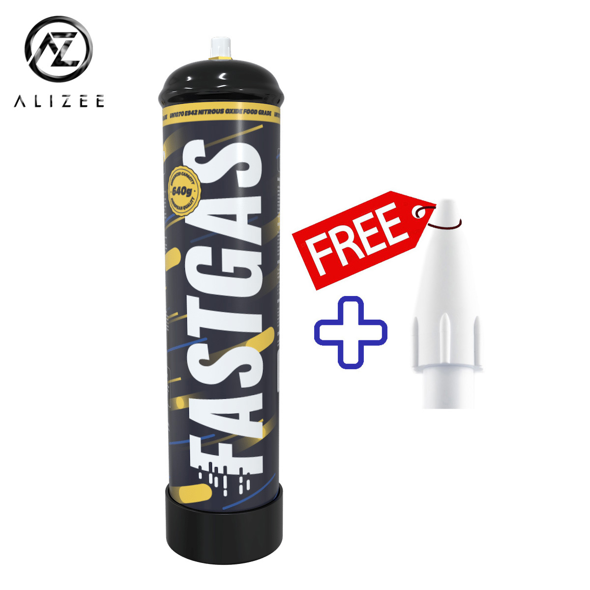 FastGas 580g / 615g / 640g N2O Cream Charger Wholesale - Pallet | Alizee Gas